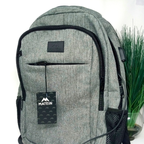 Matein | Bags | Matein Backpack With Charging Pack | Poshmark